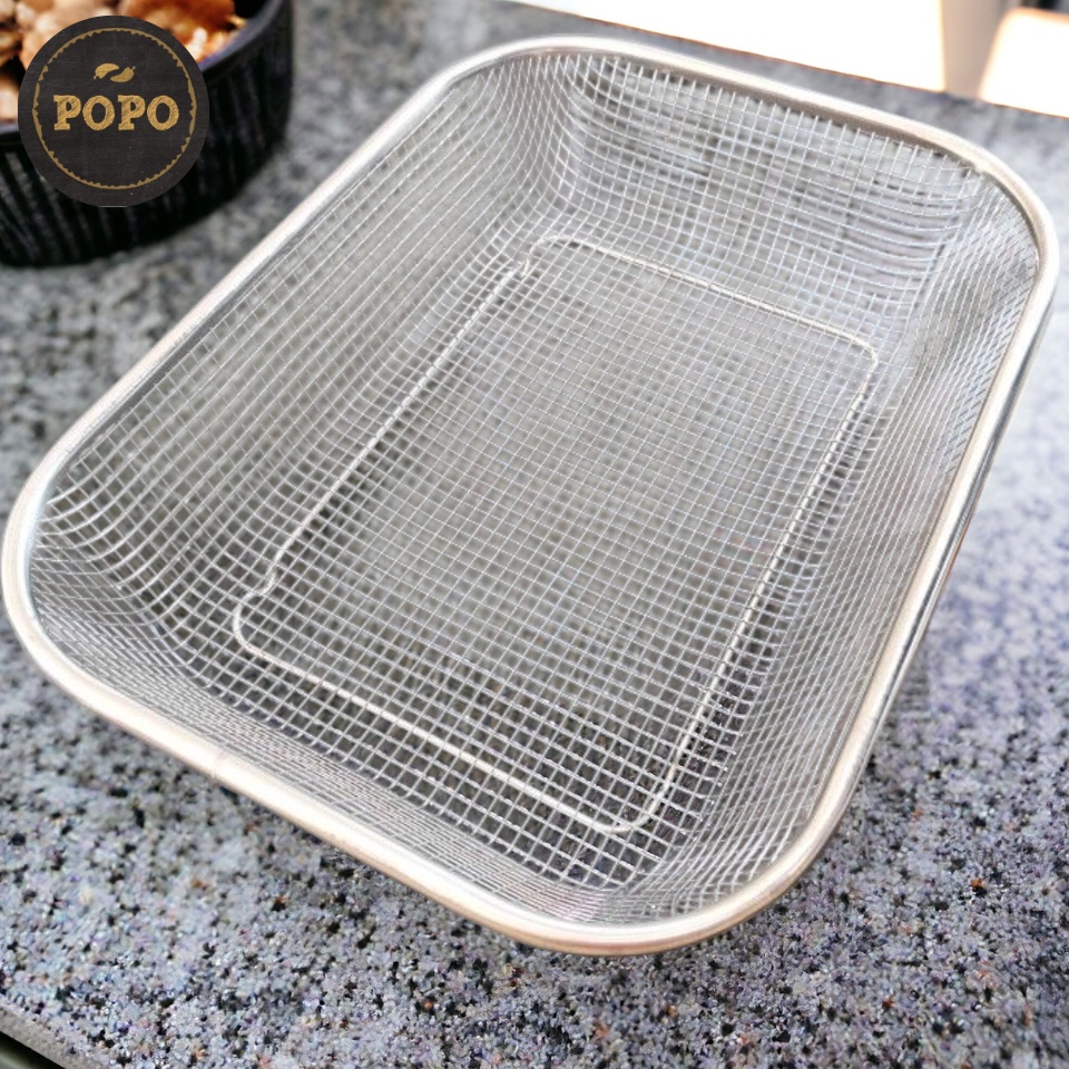 Jual Harga Bersahabat Keranjang Tinggi Stainless Peniris Sayur Minyak ...