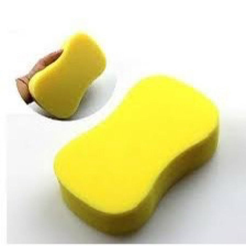 Jual Sponge Busa Cuci Mobil Motor Piring Kuning 8 Busa Foam Wash Tebal ...