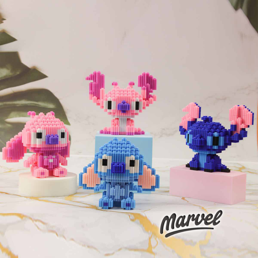Jual Nano Block STITCH DISNEY Series Mainan Balok Susun Edukasi Anak ...