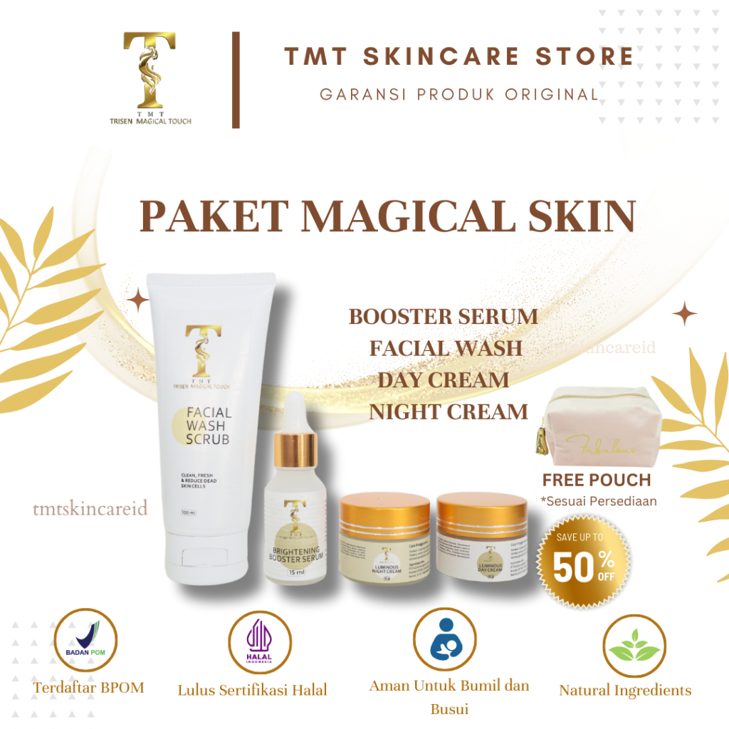 Jual PAKET MAGICAL SKIN TMT SKINCARE / TMTSKINCARE / TRISENT MAGICAL ...