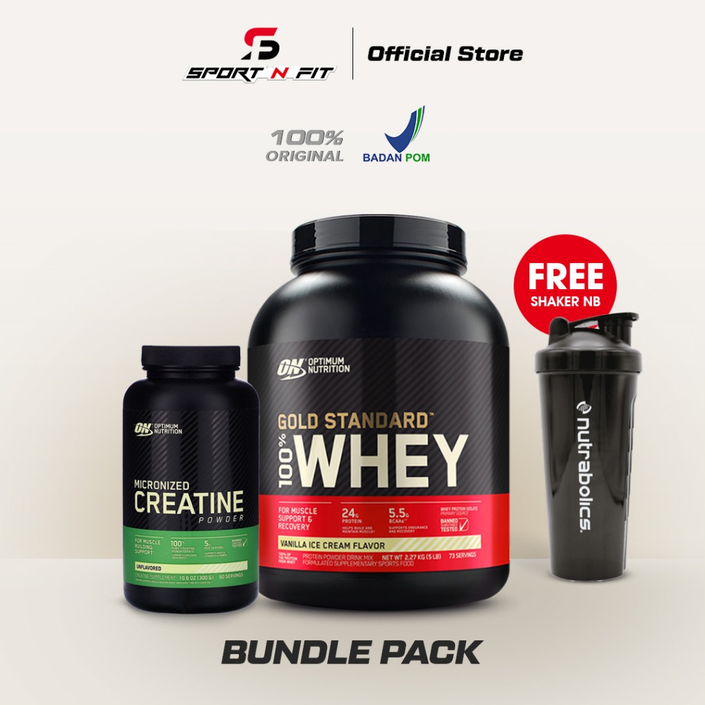 Jual Bundle - ON WHEY GOLD STANDARD 5Lb + CREATINE POWDER 300 Gram ...