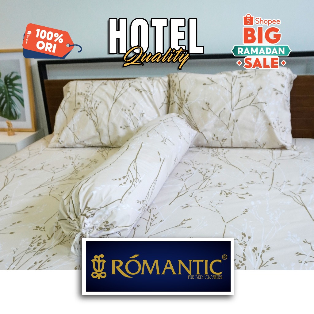 Jual Sprei Set NATURA by ROMANTIC Bamboo velvet Japandi | Shopee Indonesia