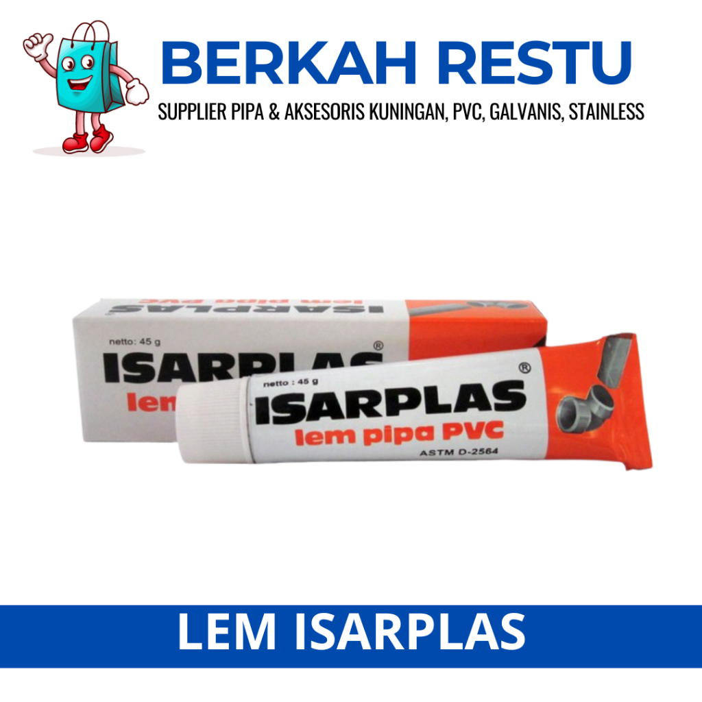 Jual Lem Pipa & Fitting PVC Isarplas 40 gr | Shopee Indonesia