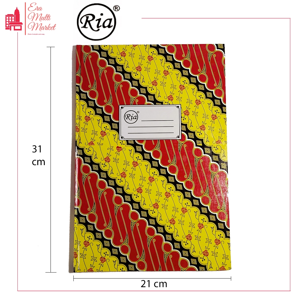 Jual Buku Tulis Ria Ukuran Folio / F4 Hardcover / HC | Shopee Indonesia