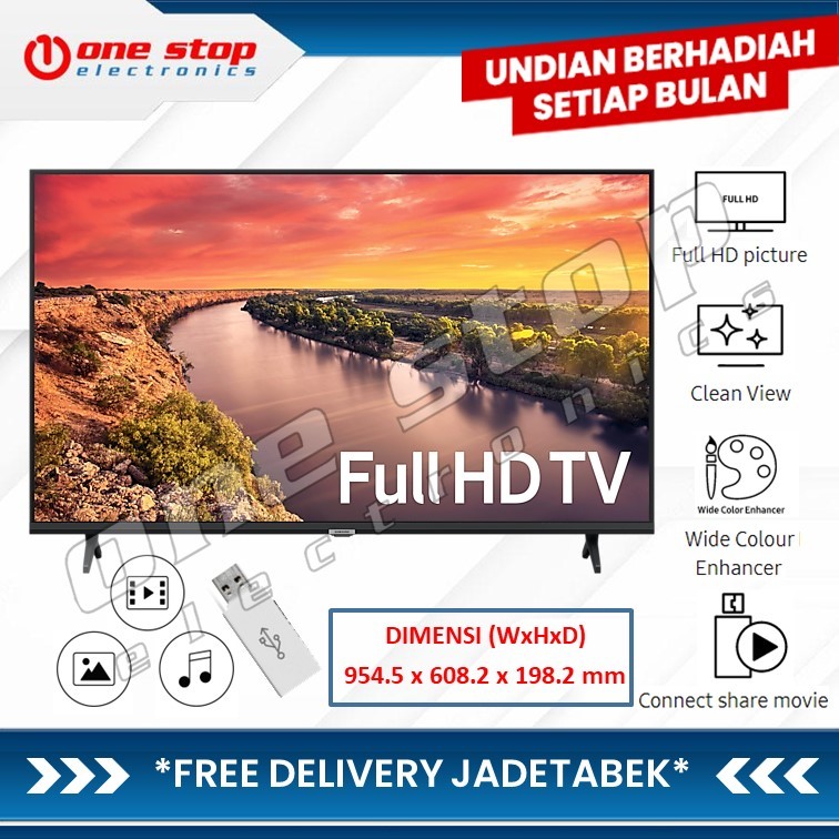 Jual SAMSUNG 43T5003 Full HD Digital LED TV 43 Inch T5003 | Shopee Indonesia