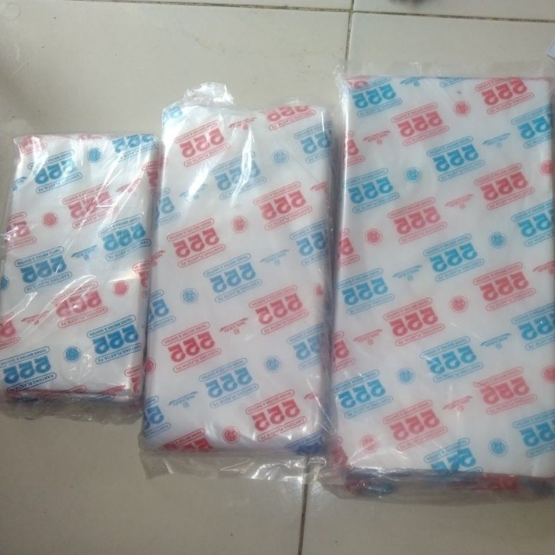 Jual Plastik 555 bening uk,1kg,1/2 kg,1/4kg | Shopee Indonesia