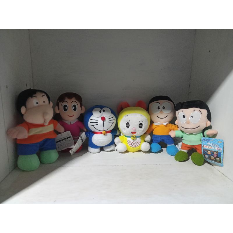 Jual Boneka Doraemon set dan kawan kawan 6 pcs | Shopee Indonesia