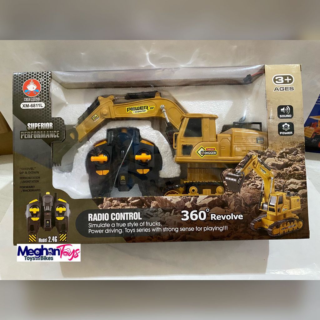 Jual Mainan Anak R/C Excavator / Mainan Remote kontrol alat berat keren ...