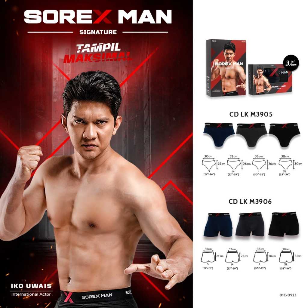 Jual Celana Dalam Pria CD Sorex Man IKO UWAIS Series & Signature (HARGA ...