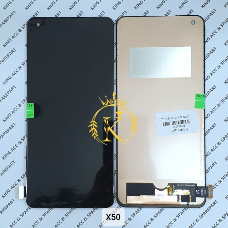 Jual LCD TOUCHSCREEN VIVO X50 4G 5G BLACK INCELL | Shopee Indonesia