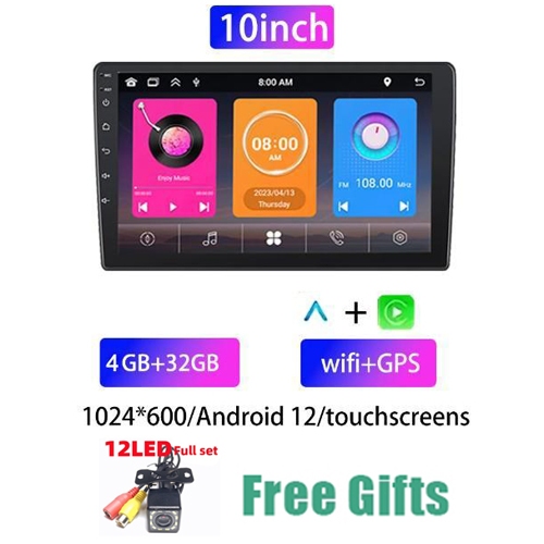 Jual Monqiqi 4GB+32GB Universal Head Unit Android 7/9/10 Inch 12 Radio Stereo Mobil 4+32GB ROM ...