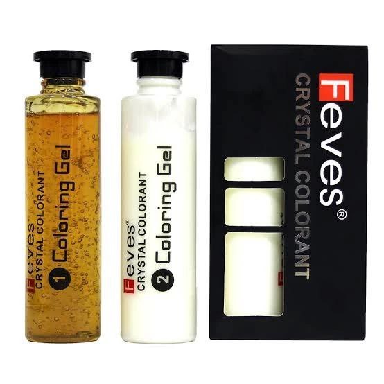 Jual FEVES CRYSTAL COLORANT - 2 COLOURING GEL BPOM ORIGINAL | Shopee ...