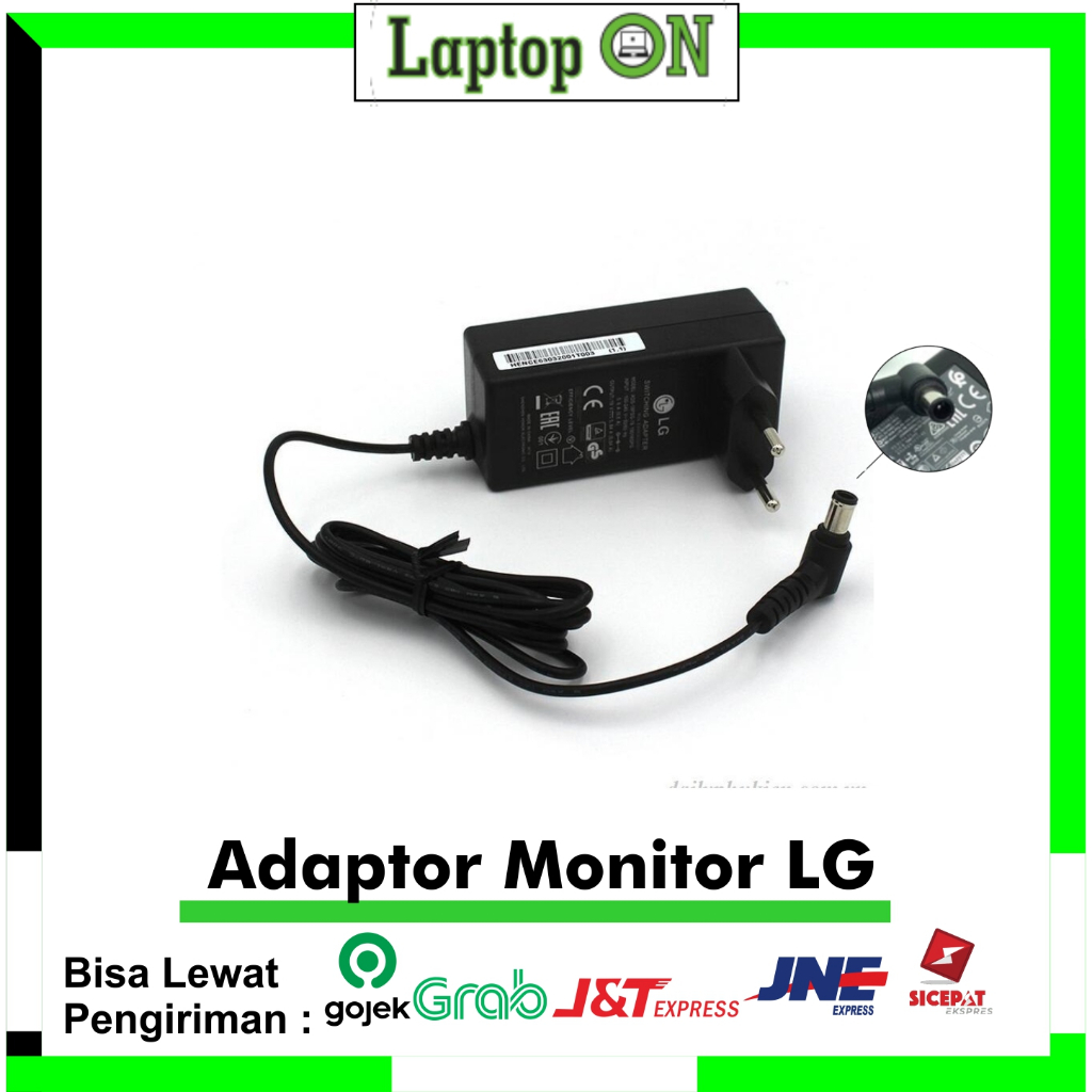 Jual Adaptor LCD LED Monitor LG 19V 0.8A Original Kabel Power AC/Adaptor LG | Shopee Indonesia