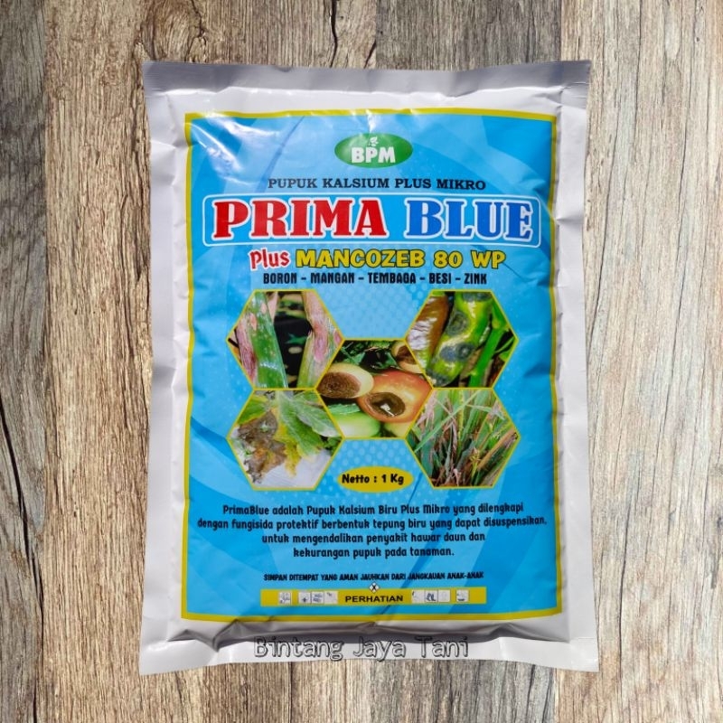 Jual PRIMA BLUE 1KG PLUS MANKOZEB 80 WP/ PUPUK KALSIUM PLUS MIKRO ...