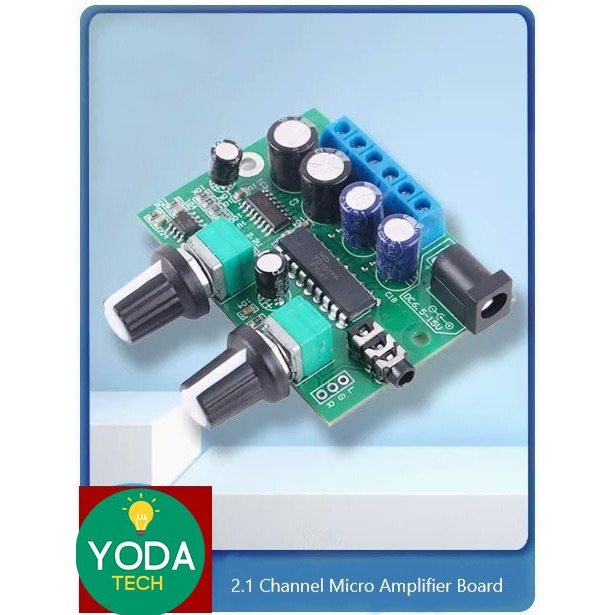 Jual Audio Amplifier Micro Class D 2.1 Three-channel Super bass 12V ...