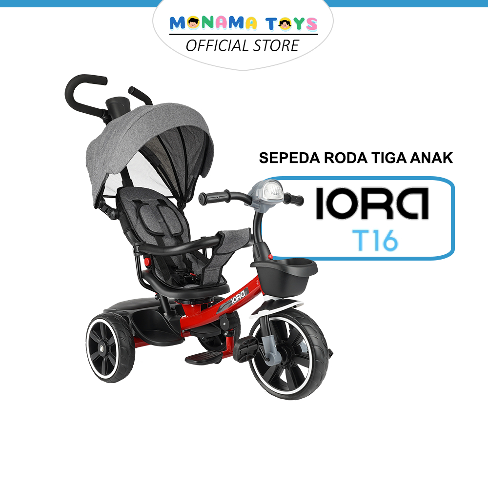 Jual Sepeda Roda Tiga Anak Tricycle Stroller PMB IORA T16 | Shopee ...