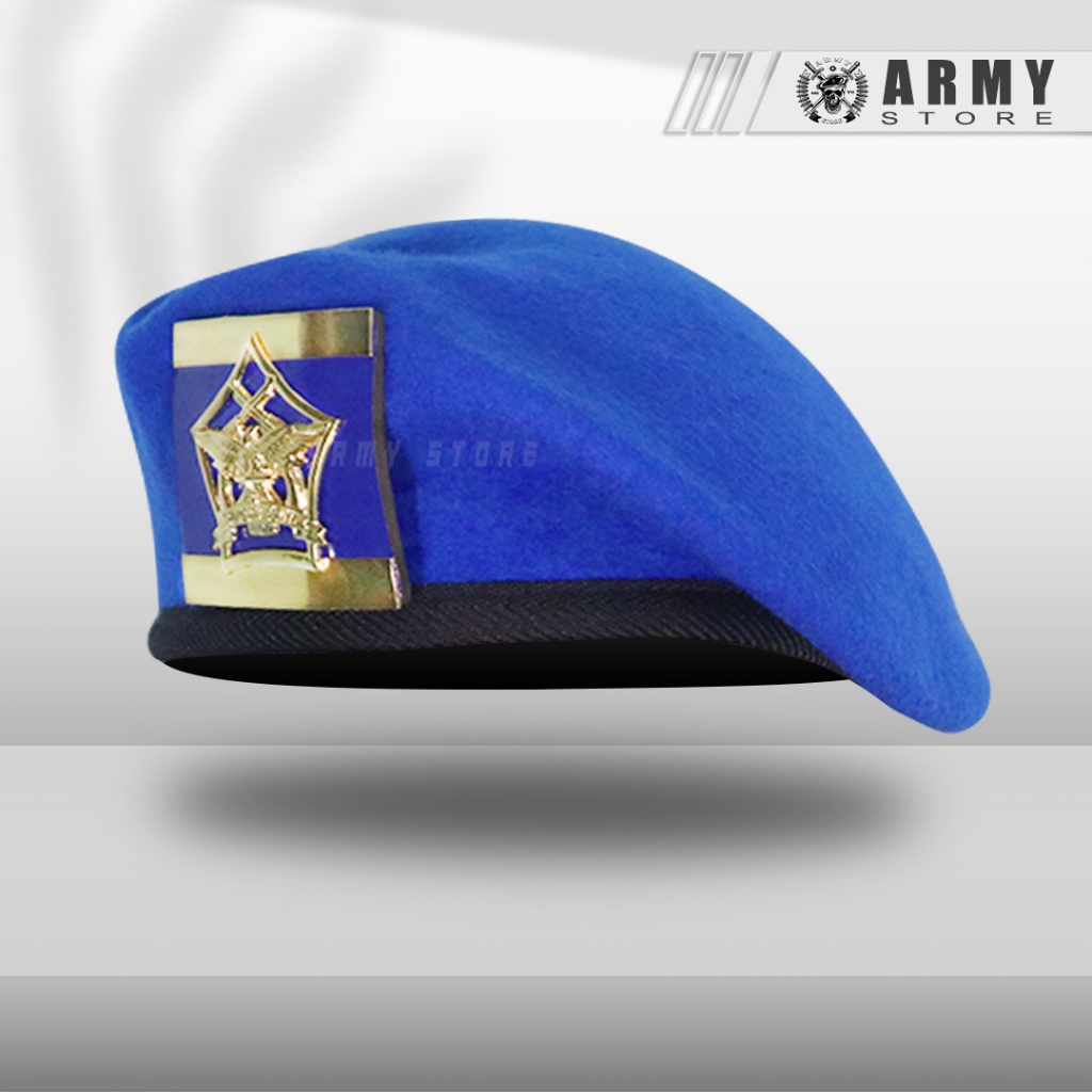 Jual Baret POM AU / PM AU Satu Set + Emblem Merk Camel | Shopee Indonesia