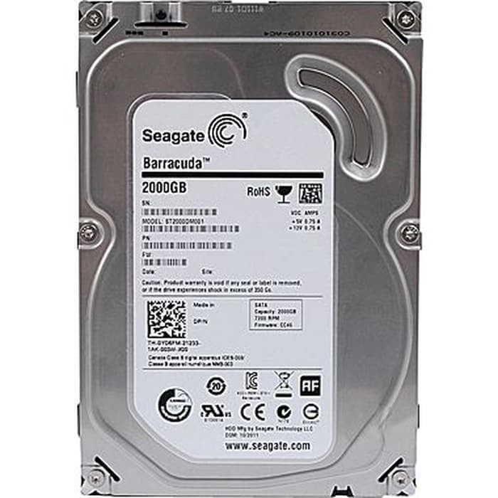 Jual HDD Internal PC Seagate 7200 SATA3 - 2TB | Shopee Indonesia