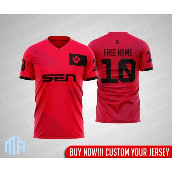 Jual Jersey Gaming Team Sentinels esports Custom Nama dan ganti logo ...