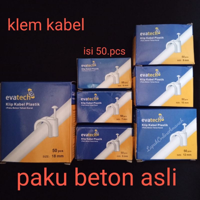 Jual KLEM KABEL EVATECH ISI 50 PCS | Shopee Indonesia