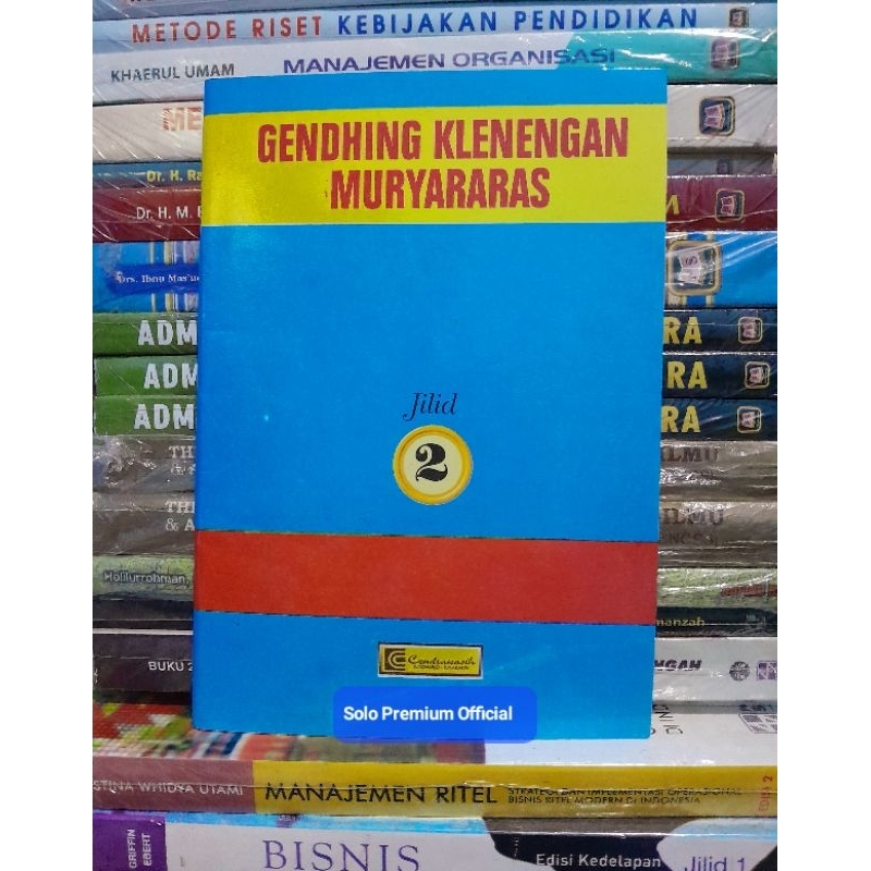 Jual BUKU GENDHING KLENENGAN MURYARARAS R M S GitoSaprodjo Cendrawasih ...