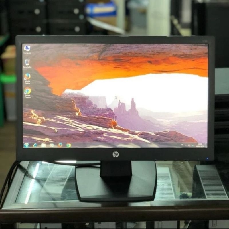 Jual MONITOR LED HP V194 LAYAR 19 INCH WIDESCREEN MURAH MANTAP | Shopee ...