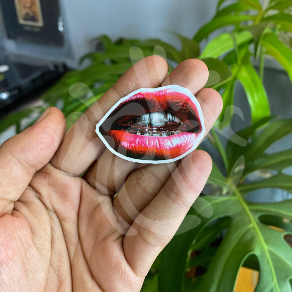 Jual stiker bibir / sticker / aesthetic sticker / sticker tumblr ...