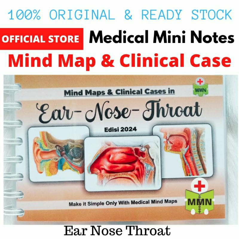 Jual EDISI TERBARU | Medical Mind Map THT / Medical Mind Map and Clinical Case In Ear Nose And ...