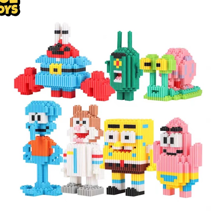 Jual Jangan Lewatkan Kesempatan Belanja Terbaik LOZTOYS Nano Block Sponge Bob Mini Series Bricks ...