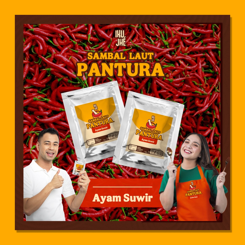 Jual SAMBAL AYAM SUWIR - IKUJHE SAMBAL LAUT PANTURA Kemasan Sachet 20g ...