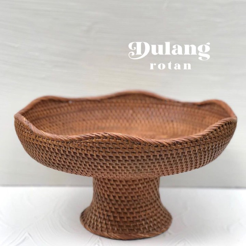 Jual Dulang Rotan Motif Bunga | Tempat Buah Seserahan Pernikahan ...