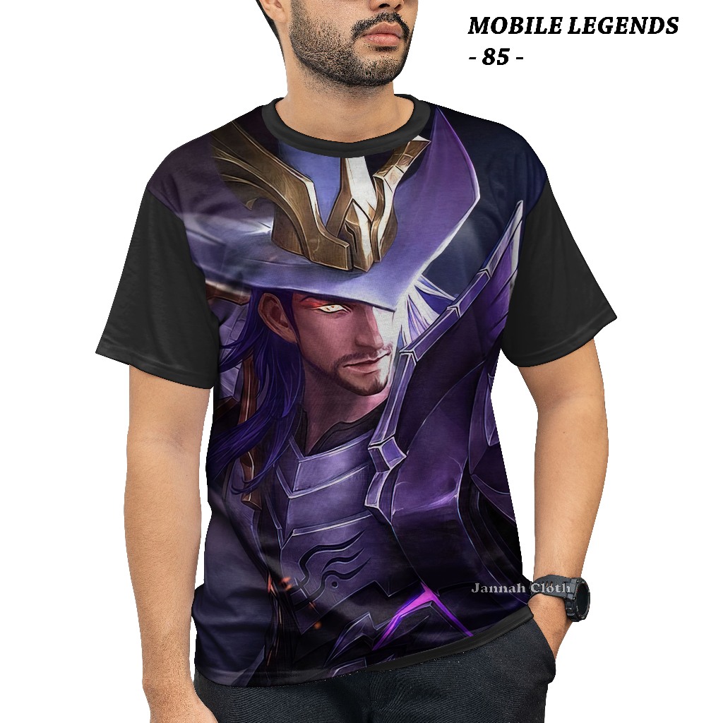 Jual Kaos Clint Shadow Omen M2 Hero Mobile Legend Kode ML-85 Sablon ...