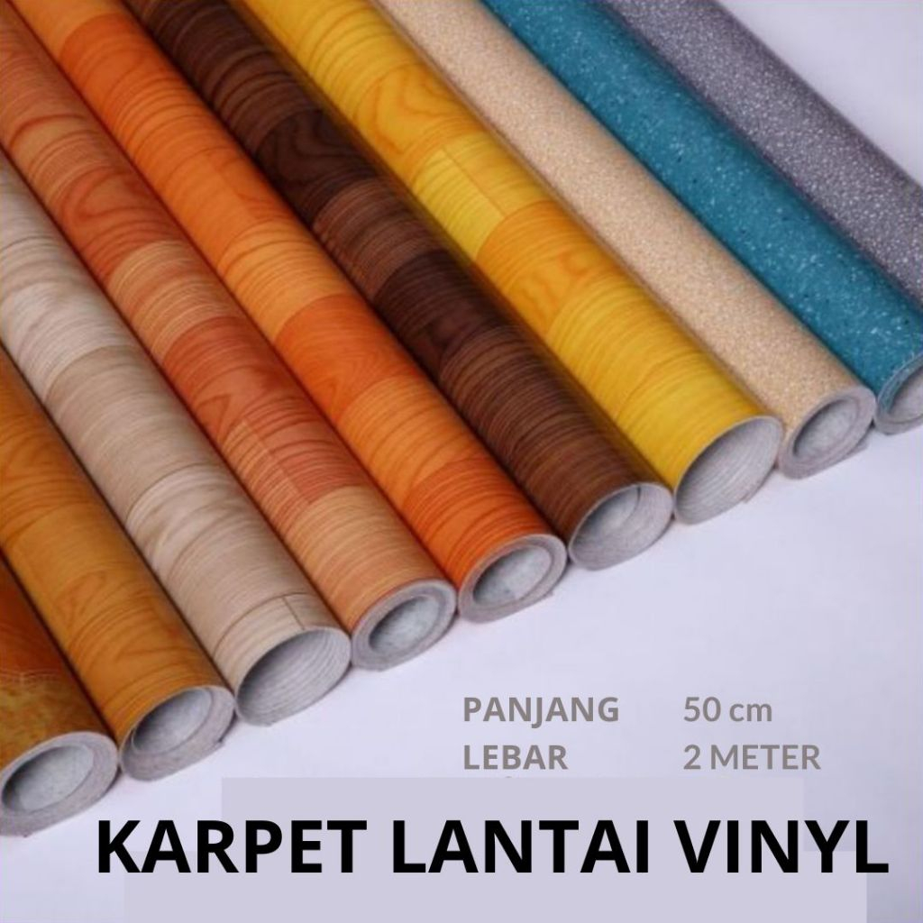 Jual KARPET LANTAI VINYL gulungan kayu TEBAL 0.7 MM 50cm 2 meter | Shopee Indonesia