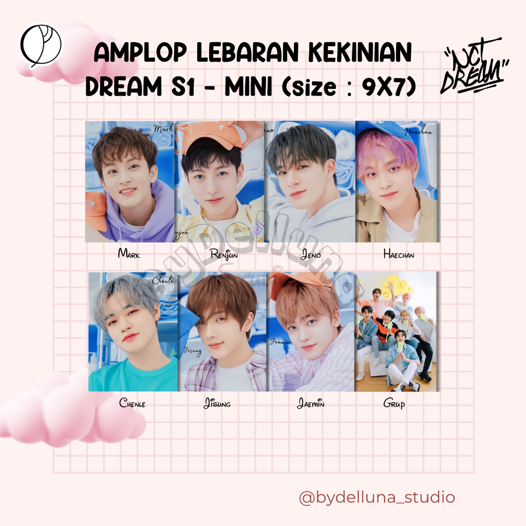 Jual Amplop Kpop Nct Dream Nctzen Sijunie Member Lucu Aesthetic Amplop ...