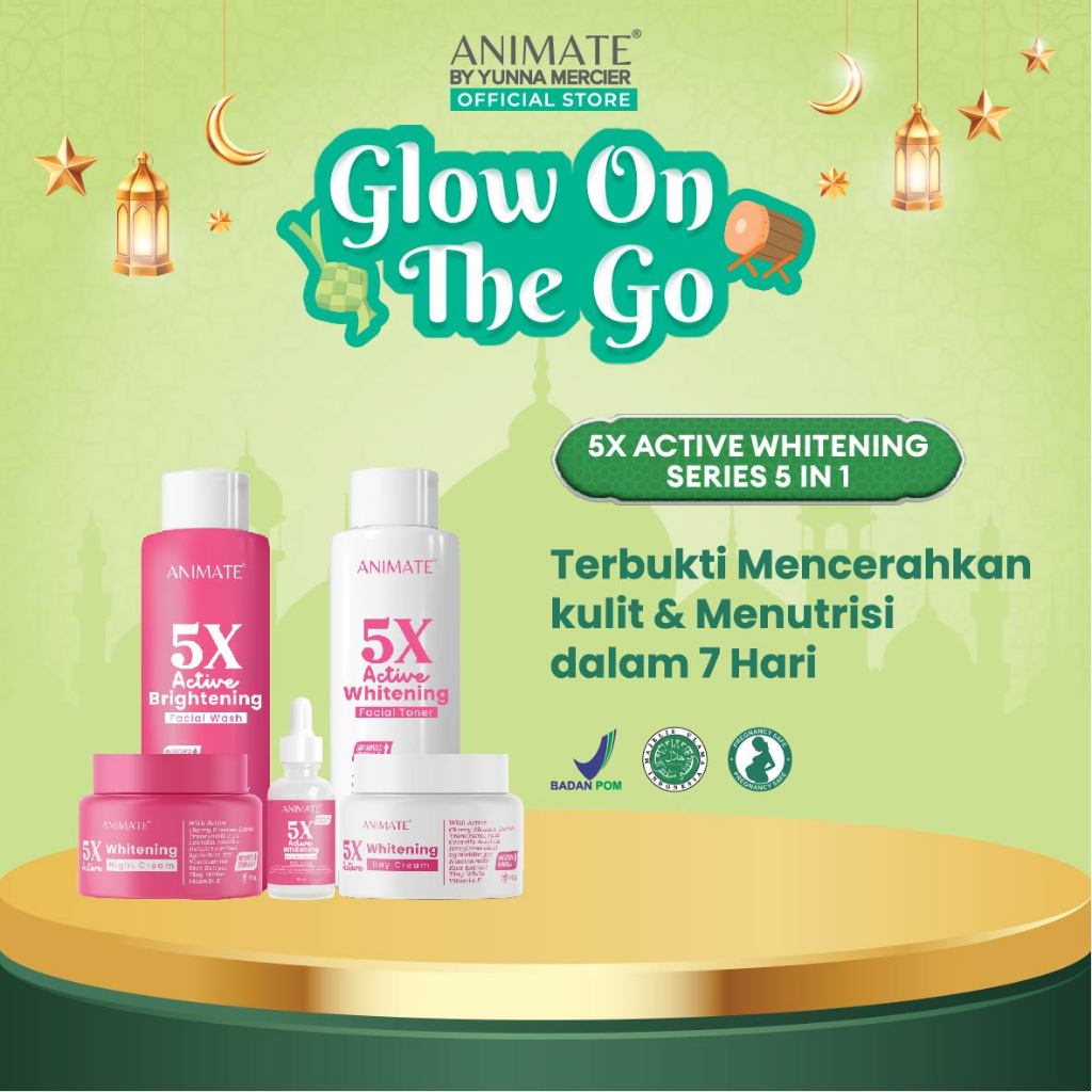 Jual Animate 5x Active Whitening Series 5in1 | Shopee Indonesia