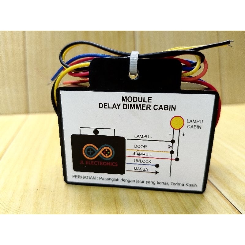 Jual MODUL DELAY LAMPU / DIMER LAMPU KABIN MOBIL 5KABEL WITH FUNGSI ...