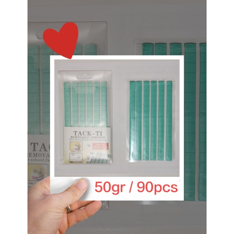 Jual reusable nail clay glue tack it perekat display nail 90pcs ...