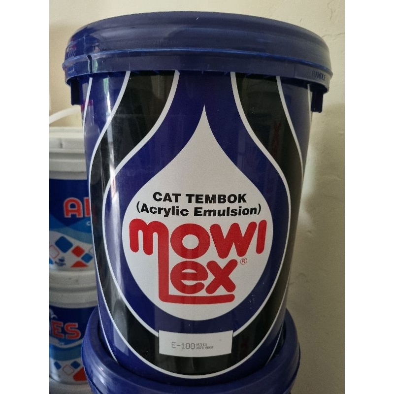 Jual Cat Tembok Interior Mowilex 20 Liter E-100 White | Shopee Indonesia