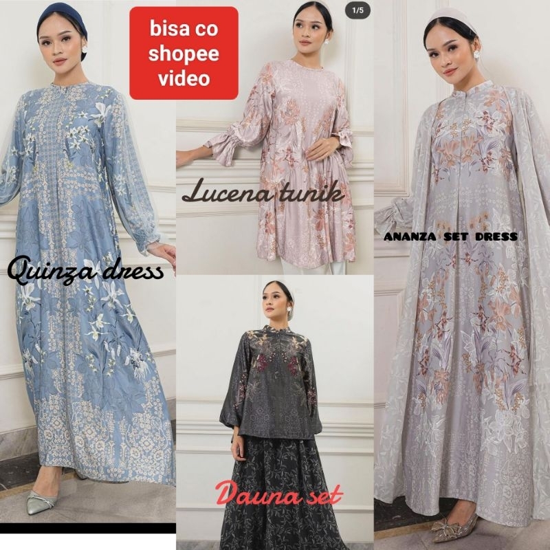 Jual Quinza dress ananza set dress dauna set lucena tunik by Geulis id ...