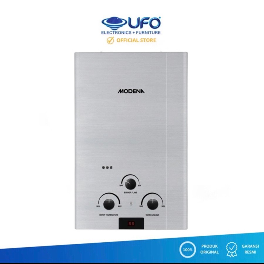 Jual MODENA Gas Water Heater Pemanas Air dengan Sistem Gas | GI 6 S | Shopee Indonesia