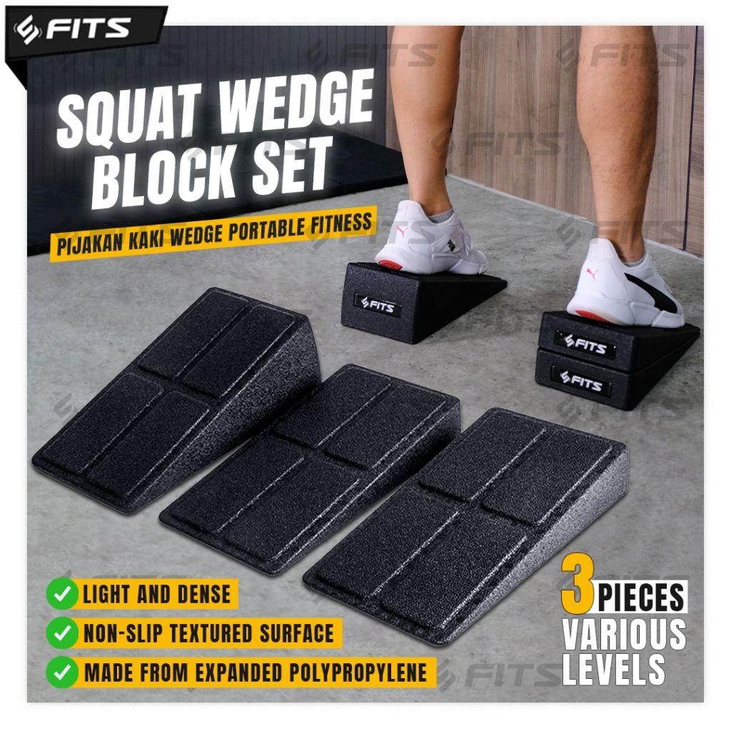 Jual SFIDN FITS Squat Wedge Block Set | Pijakan kaki Wedge Portable ...