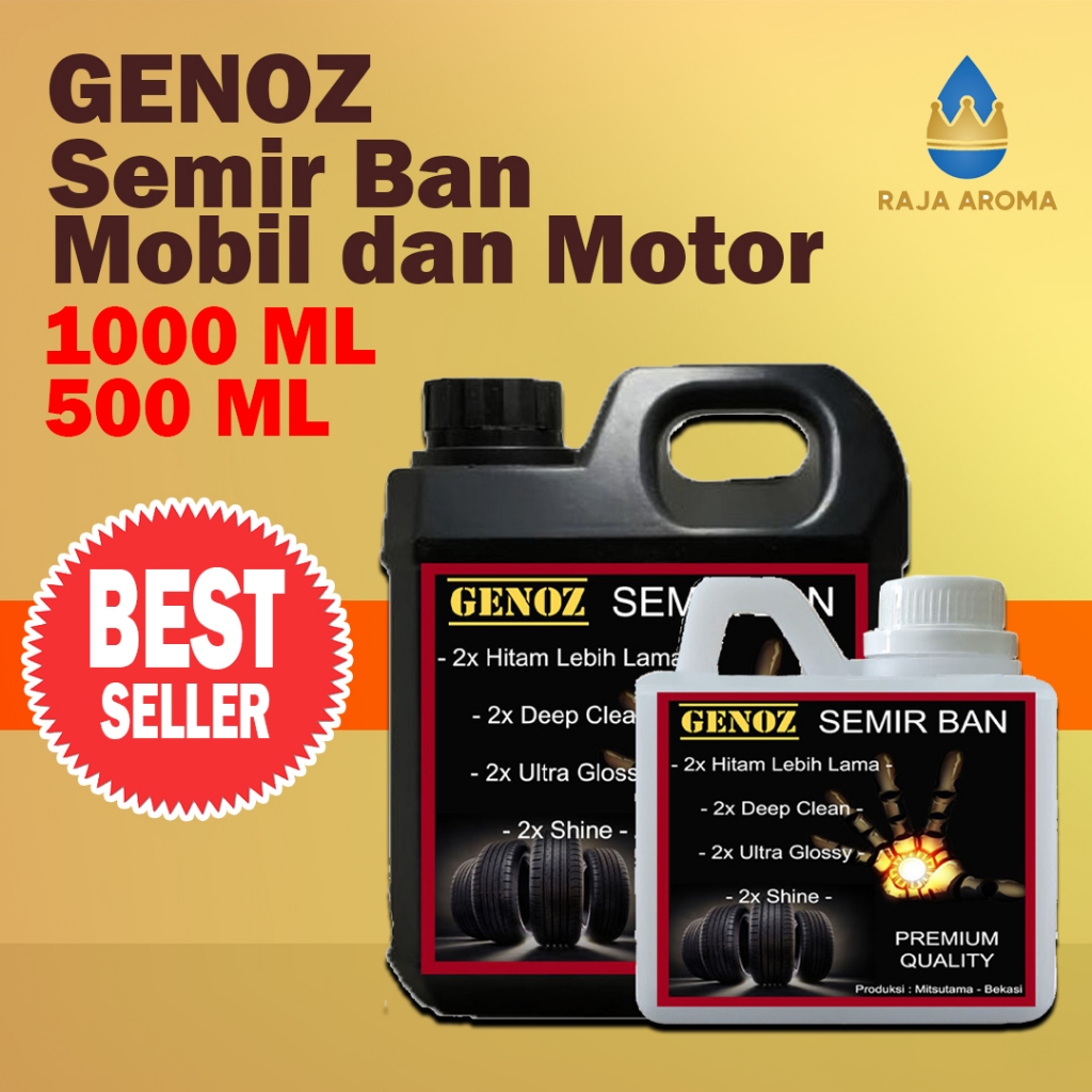Jual Semir Ban PREMIUM 2x Lebih KENTAL GENOZ - Semir Ban Mobil - Semir ...