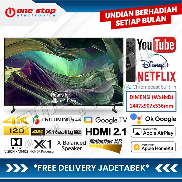 Jual SONY BRAVIA 65X85L / X85L 4K HDR Full Array LED Google TV 65 Inch | Shopee Indonesia