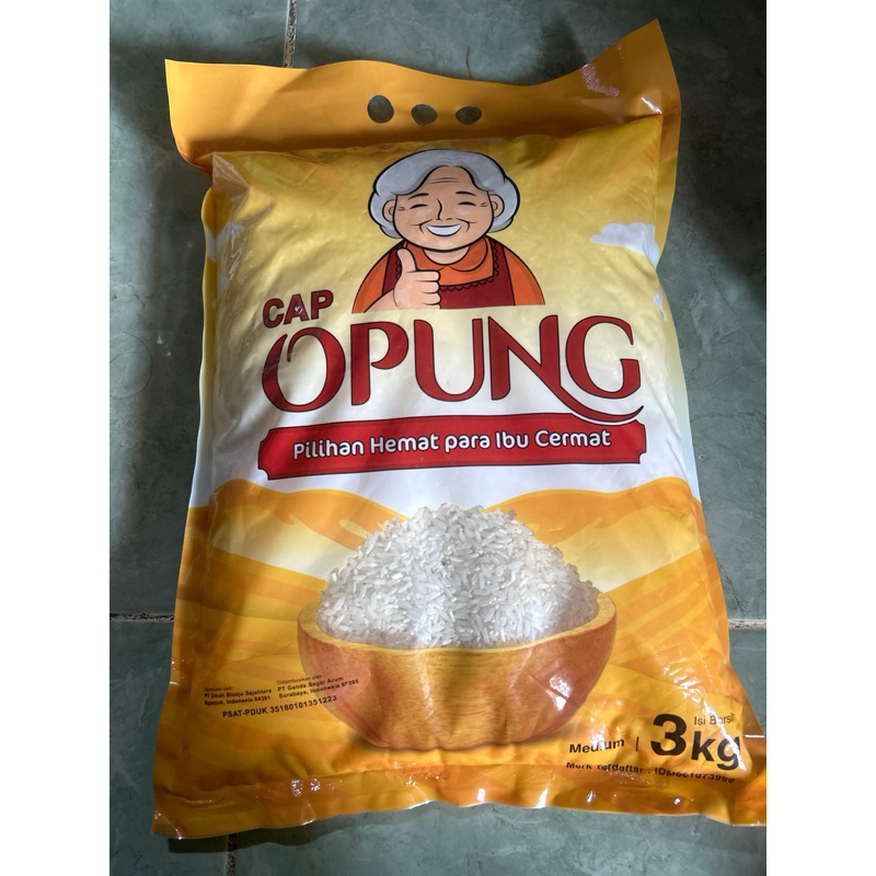 Jual beras cap opung 3 kg | Shopee Indonesia