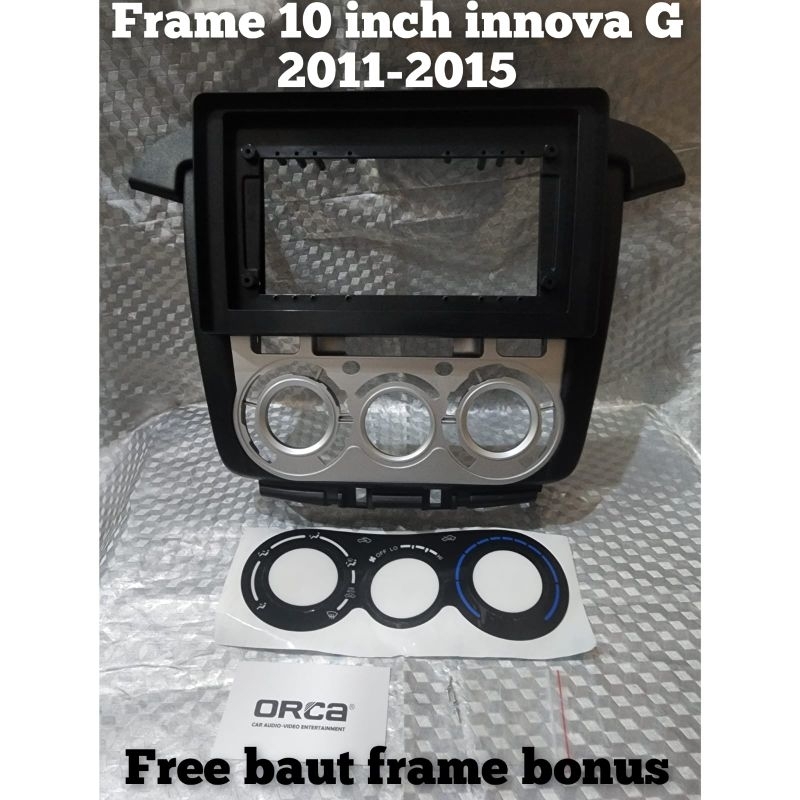 Jual frame head unit android 10 inch mobil innova 2011-2015 | Shopee ...