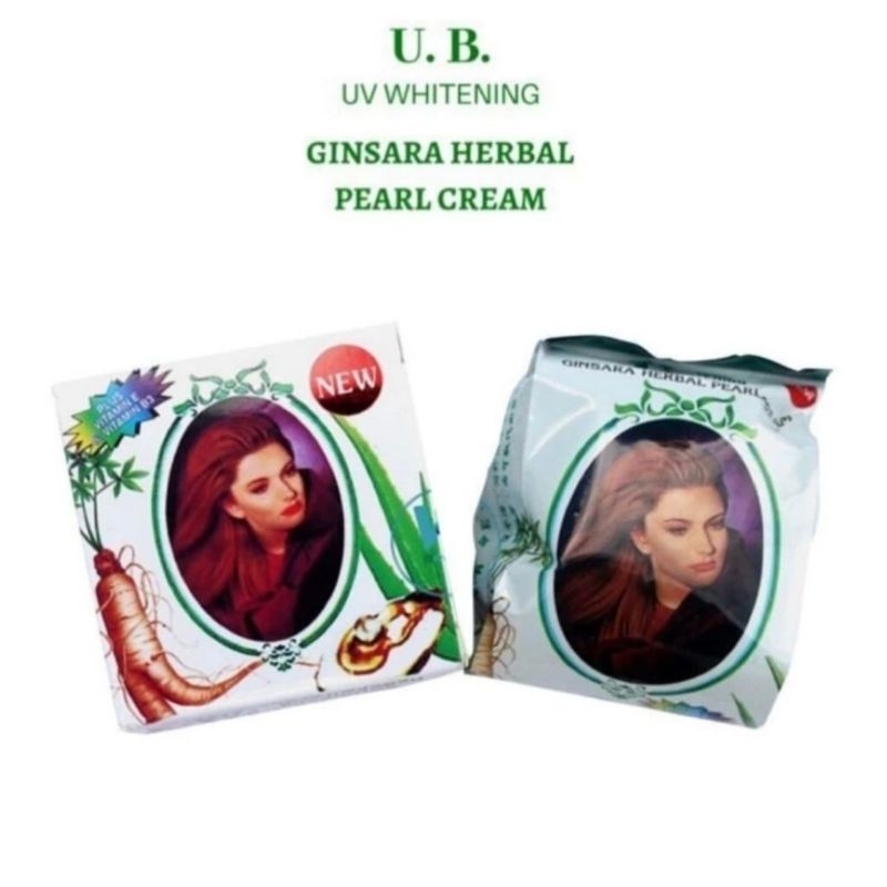 Jual U.B. GINSARA HERBAL PEARL CREAM 5G / CREAM UB 5G | Shopee Indonesia