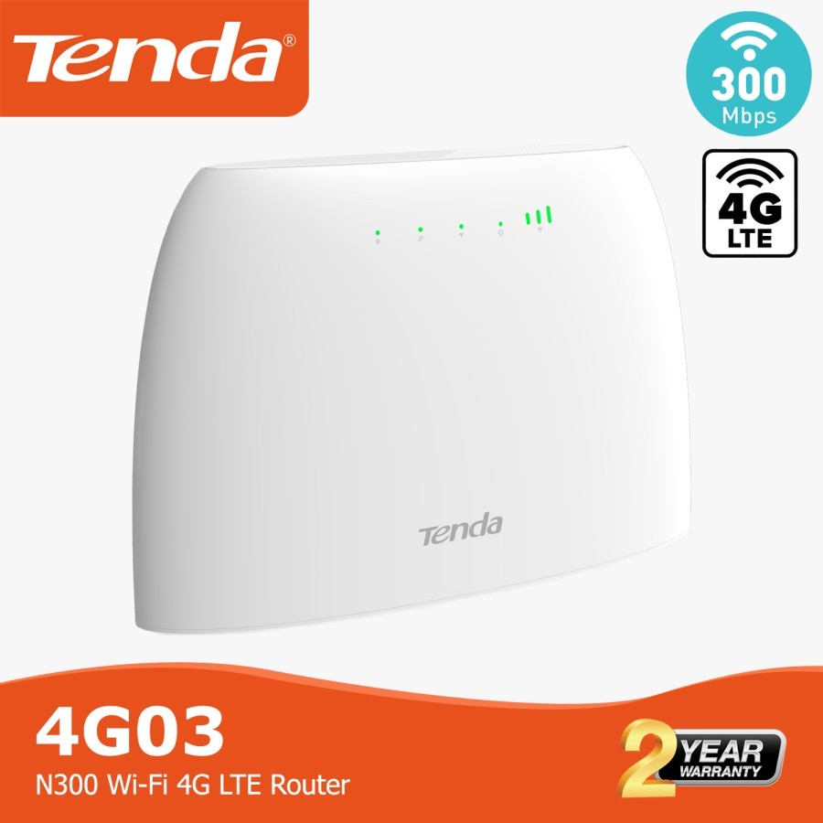 Jual Tenda 4G03 -- 3G/4G -- N300 Wi-Fi 4G LTE Router- Gatotkaca Electronics | Shopee Indonesia