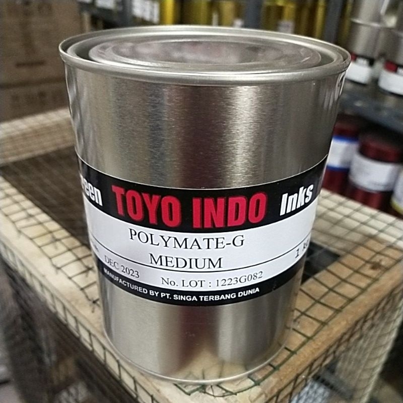Jual Tinta Toyo Polymate G | tinta sablon plastik 1kg | Shopee Indonesia