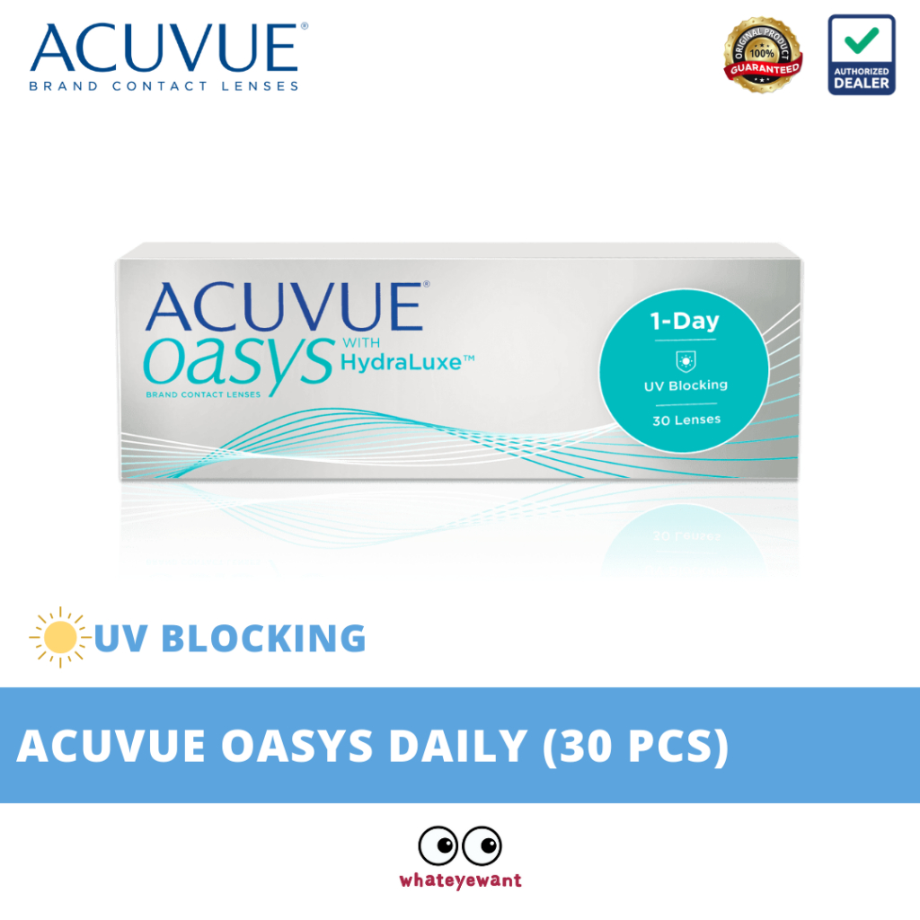 Jual Acuvue Oasys 1-Day Daily Softlens Bening Harian (30 pcs) | Shopee ...