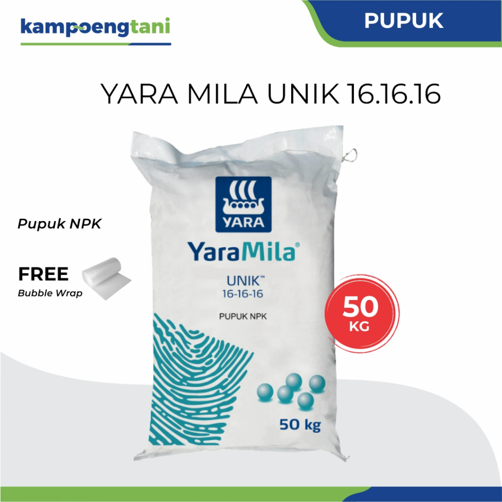 Jual Kampoeng Tani - Pupuk NPK Yara Mila Unik 50 kg Yaramila 16-16-16 ...